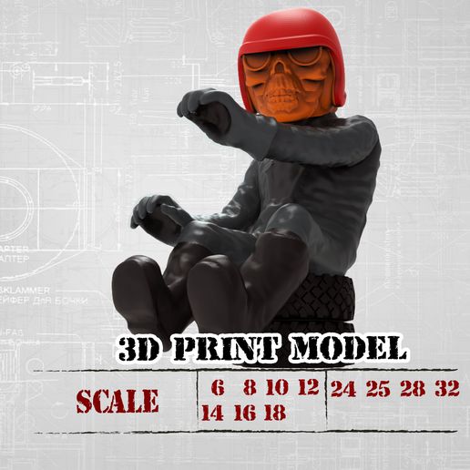 💀 STL printable Skull and D Vader head for Wild Willie Driver・ 3D File ...