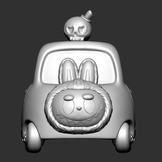 🚗 Labubu Car・ STL File for 3D printing・Cults