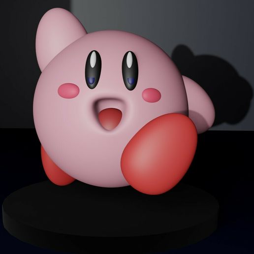 Archivo STL gratis Kirby 👾 ・Modelo imprimible en 3D para descargar・Cults