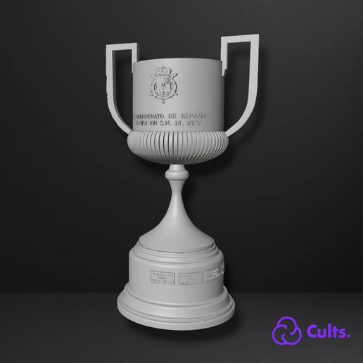 🏆 Copa del Rey Trophy in Big Size - Get the Ultimate Replica!・ STL File ...