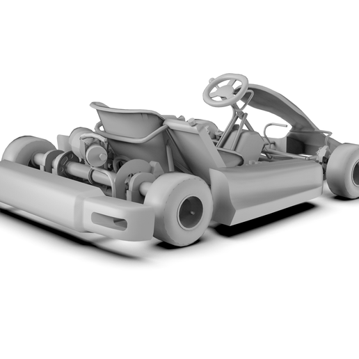 STL file KART STL 3D 🏎️ ・Model to download and 3D print・Cults