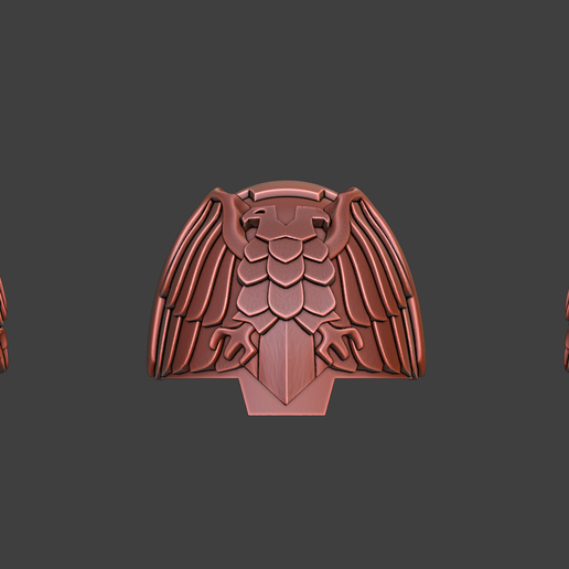 🎲 Heavy Captain Shoulder Pads・Free 3D File for 3D printing・Cults