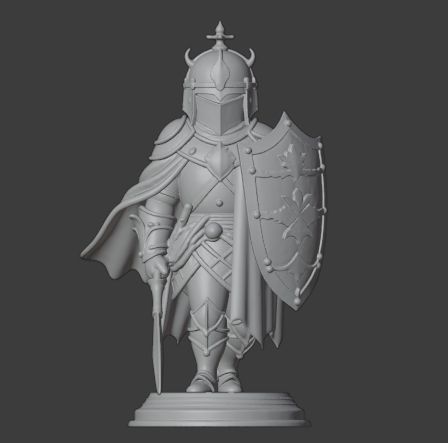 🤴 medieval knight・ STL File for 3D printing・Cults