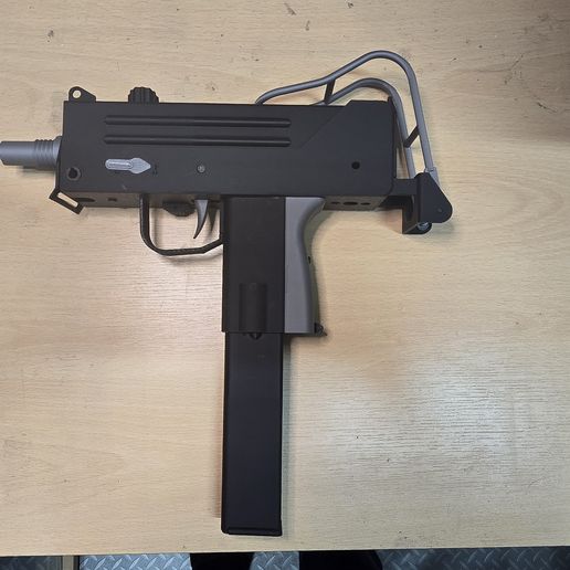 3D printed Ingram MAC-10 cal .45 replica • made with baboo x1 carbon・Cults