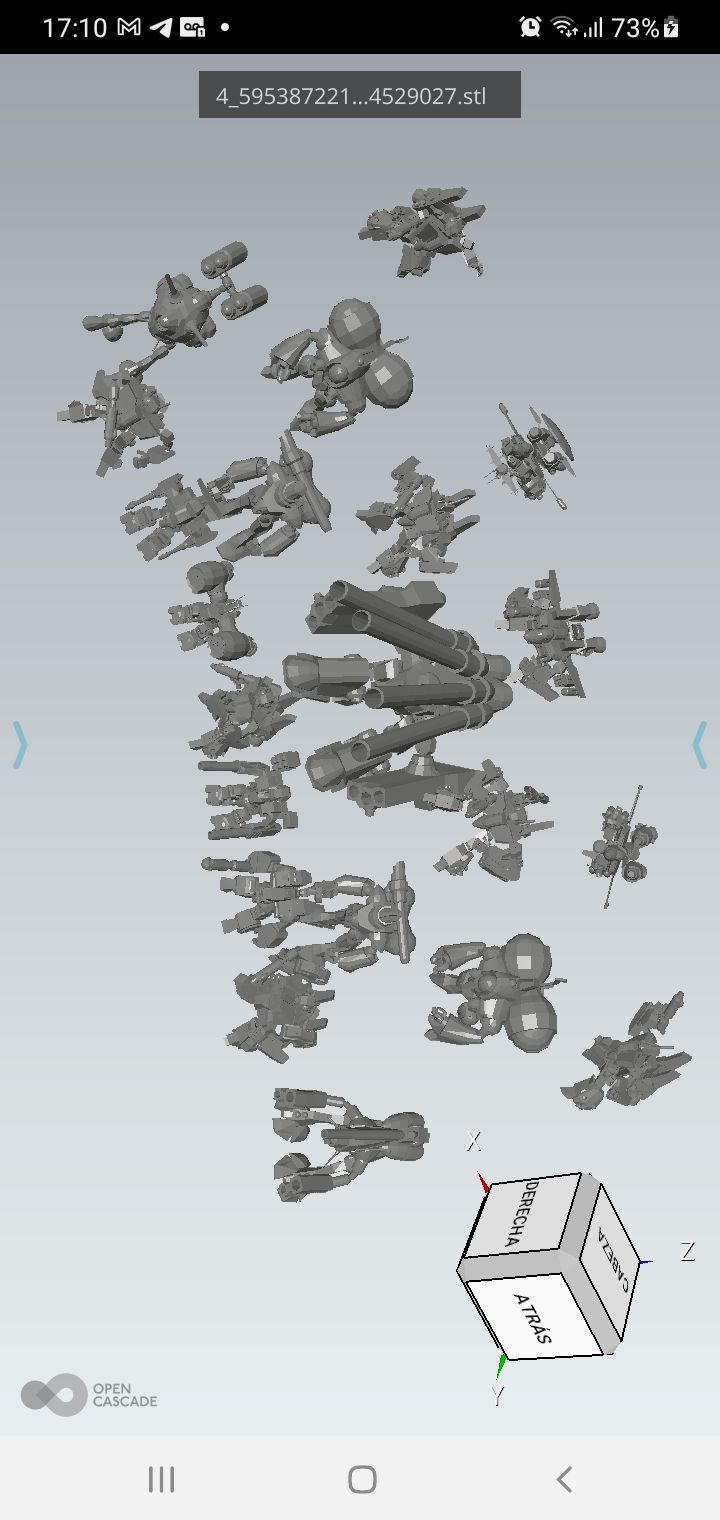 Archivo STL Mini figuras robotech・Design para impresora 3D para ...