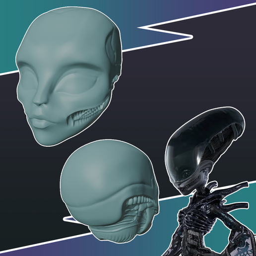 xenomorph head stl