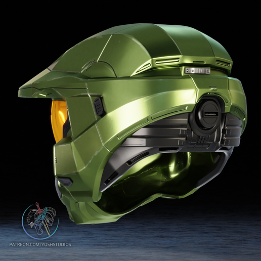 🪖 TV Show Master Chief Helmet 3D Printer File STL・ STL File for 3D ...