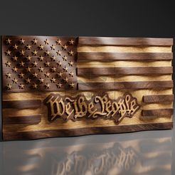 wavy flag cnc file