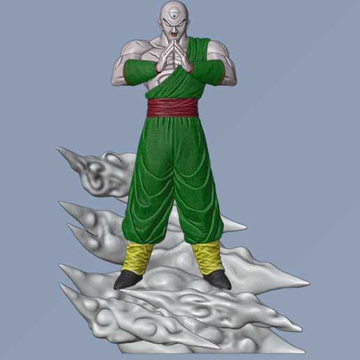 STL file Ten Shin Han 🐉 ・3D print model to download・Cults