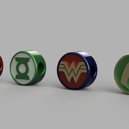🦸‍♂️ DC Justice League Beads・Free STL File for 3D printing・Cults