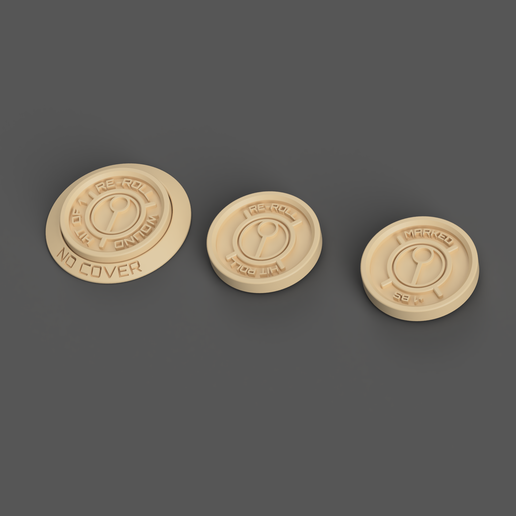 🥷 Greater Good Observer Tokens・Free 3D File for 3D printing・Cults