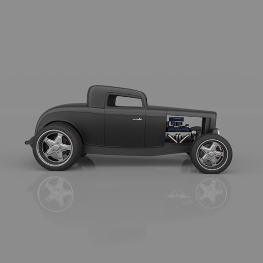 🚙 Ford 32 Roadster Ready to Print STL Files・ STL File for 3D printing・Cults