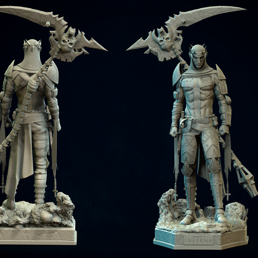 Archivo STL DANTE'S INFERNO 🔥 ・Modelo para descargar y imprimir en 3D・Cults