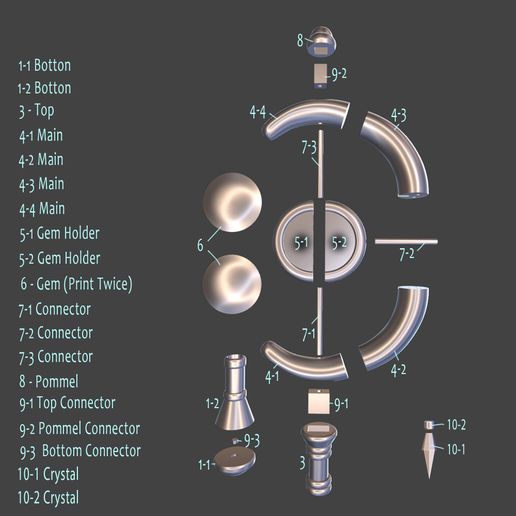 🔚 FRIEREN STAFF - FRIEREN: BEYOND JOURNEY'S END - COSPLAY・ STL File for ...