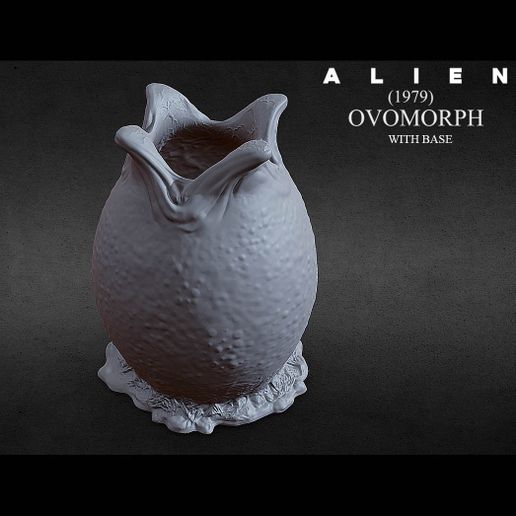 👽 3D PRINTABLE OPEN ALIEN EGGS THREE PACK・ STL File for 3D printing・Cults