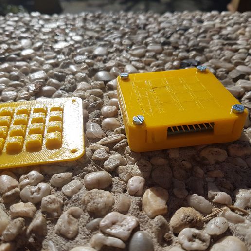 Free STL file 4*4 Matrix 16 Keys Button Keypad Keyboard Case ⌨️ ・3D ...