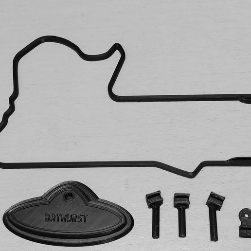 🎨 BATHURST RACING TRACK / CIRCUIT. MOUNT PANORAMA - WITH STAND・ STL ...