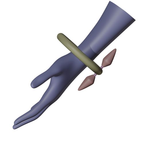 👼 Lute angel bracelet・Free 3D File for 3D printing・Cults
