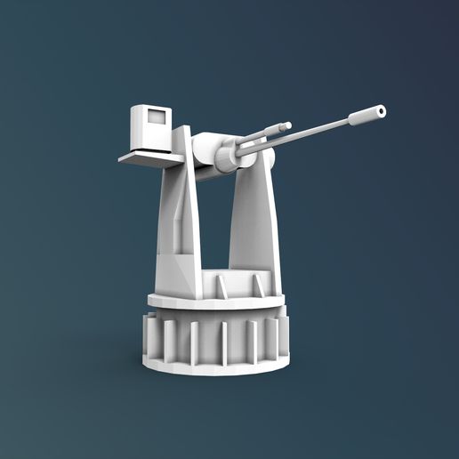 🔫 Naval weapon Bushmaster・ STL File for ・Cults