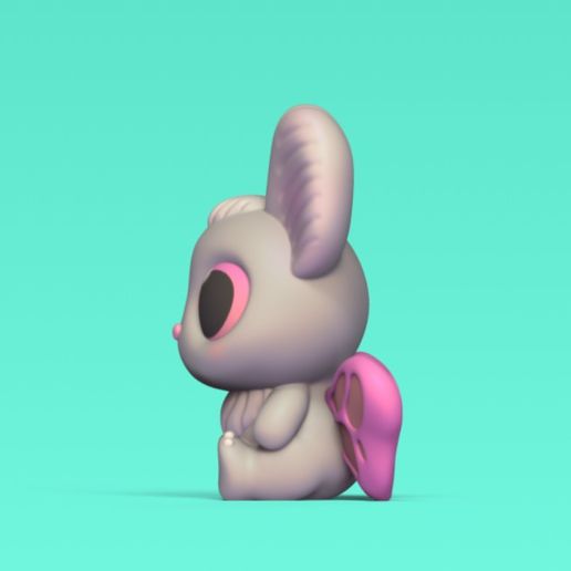 🗿 Cute Sitting Moth・ 3D File for 3D printing・Cults