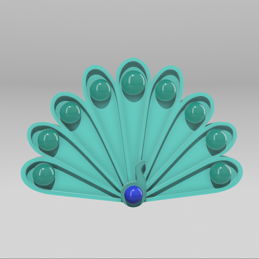 🦚 Peacock Miraculous (Nathalie's Camouflage)・ STL File for 3D printing ...