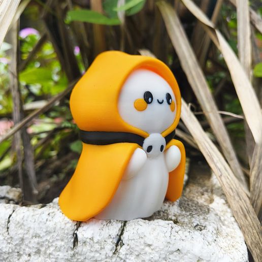 🎃 Halloween Special - Dumpling Ghost・ 3D File for 3D printing・Cults