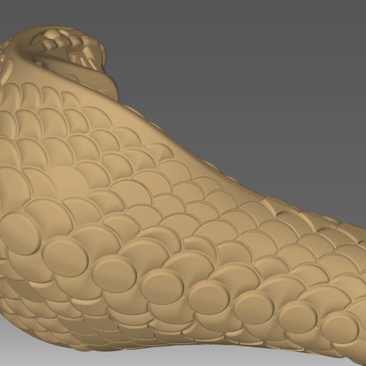 STL file Snake Cane Handle 🐍 ・3D printable model to download・Cults