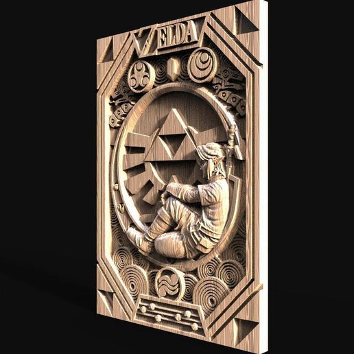🔗 Zelda Link CNC・ STL File for 3D printing and CNC machining - Laser ...