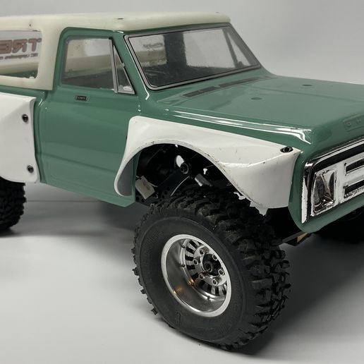 🚁 C10 Wide Body Kit fits SCX24・ 3D File for ・Cults