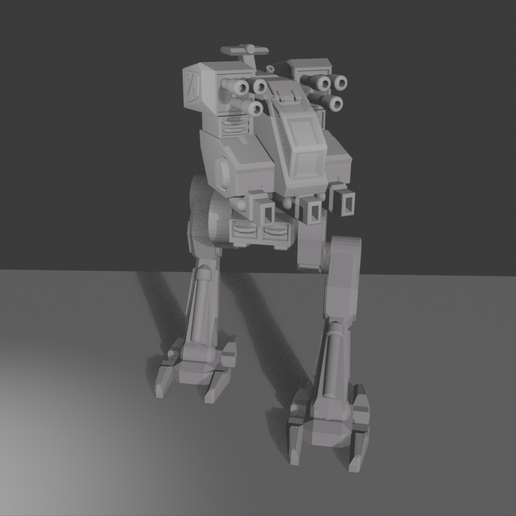 🎲 Echo Tech- Roundabout Anti-infantry and Recon Mech- FDM Printable ...