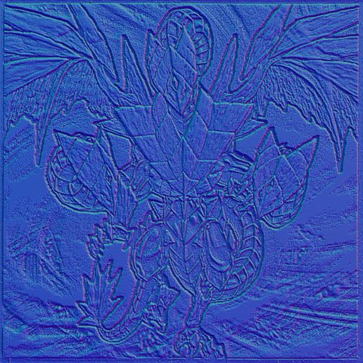 🐉 Trishula the dragon of the ice barrier / Yugioh Card | Yu-Gi-OH・Free STL File for 3D printing ...