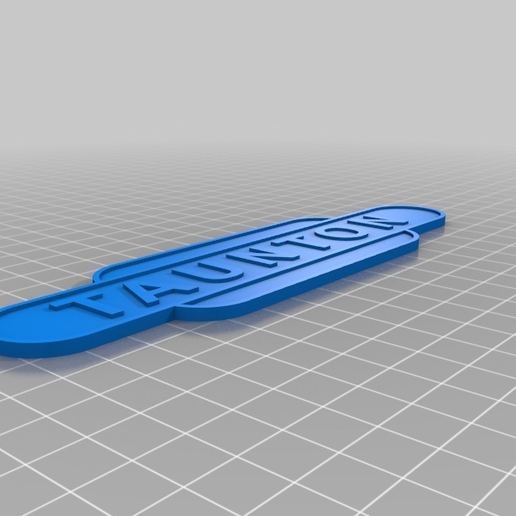 🚉 Embossed Station Sign・Free 3D File for ・Cults