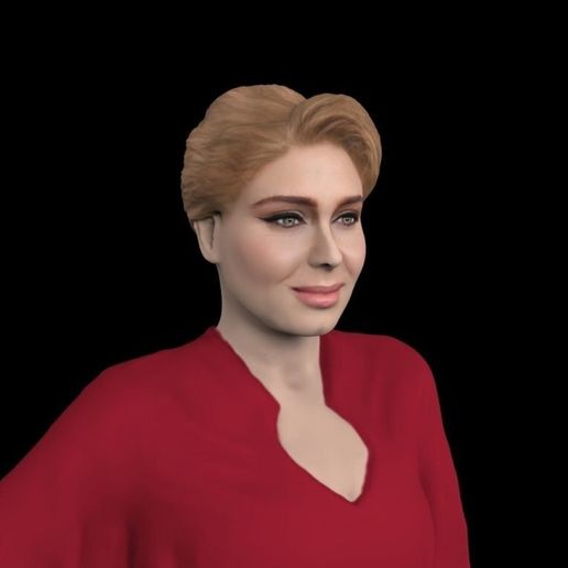 🎨 Adele lista para la impresión 3D a todo color・Archivo 3D para ...