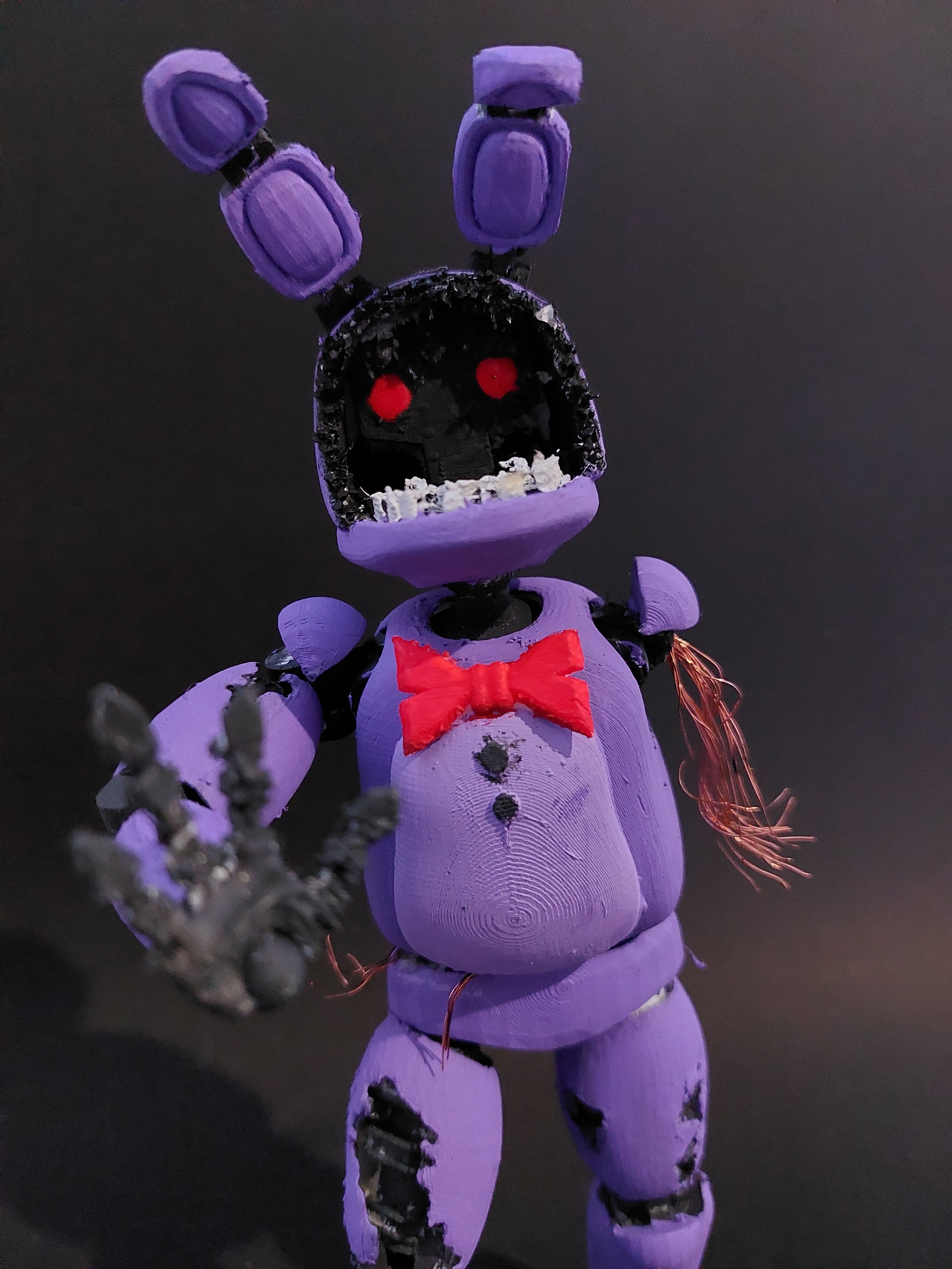 3D printable withered bonnie Action figure・Cults