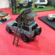 ⛺ 1:64 scale rooftop tent and ladder・ STL File for ・Cults