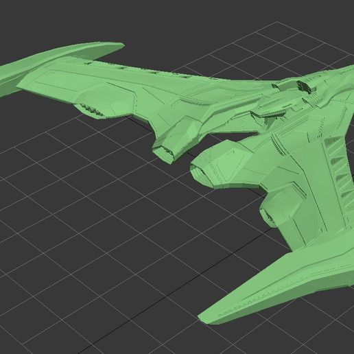 🖖 Romulan Onias Class WarBird・ OBJ File for 3D printing・Cults
