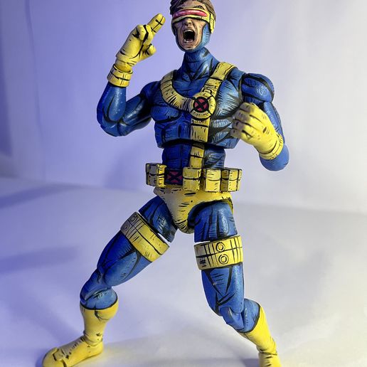 🦸 Action Figure Cyclops・ STL File for 3D printing・Cults