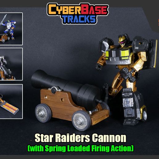 🤖 Transformers Star Raiders Cannon (with Spring Loaded Firing Action ...