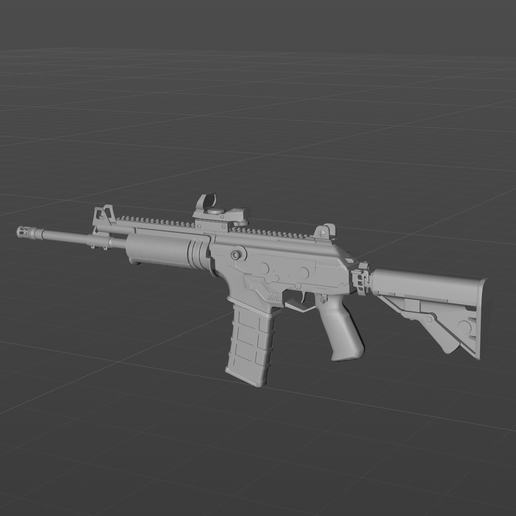 ♠️ Israeli "Galil" ACE rifle digital model material・ OBJ File for 3D ...
