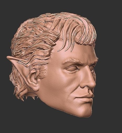 🎲 Baldur's Gate Astarion Head・ STL File for 3D printing・Cults