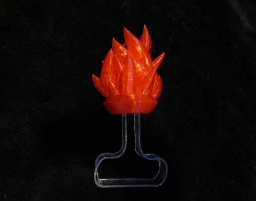 ⬆️ Floating LED Fireball Prop, Light up Wearable Flame, Fire Power ...