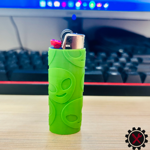 👽 Bic lighter case alien・ STL File for 3D printing・Cults