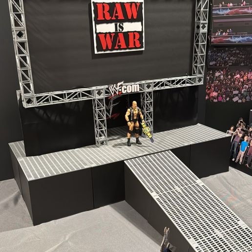 🤼 WWF RAW IS WAR (Attitude Era) Entrance Stage WIP by MANIACMANCAVE3D ...