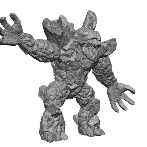STL file Stone Golem 5 👹 ・3D printing design to download・Cults