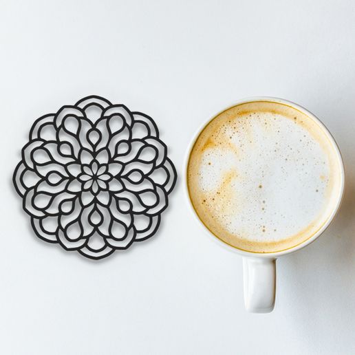 3D file Coffee and Tea Coasters ☕ ・3D printable model to download・Cults