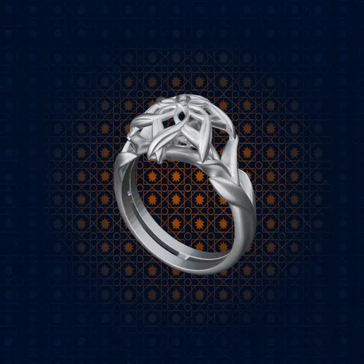 💍 Galadriel Nenia Ring - Lord of the rings・ STL File for 3D printing・Cults