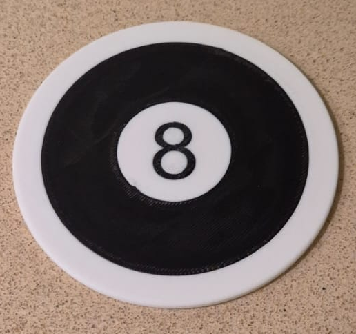 🎱 3D printed pool ball coasters!・ 3MF File for 3D printing・Cults