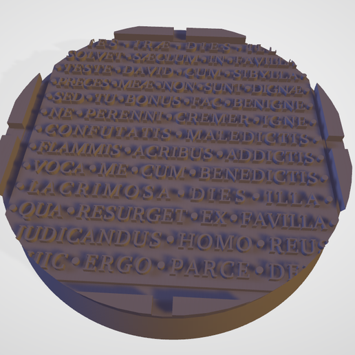 🕍 Imperial Temple Palace Bases - 10x 32mm and 4x 25mm round bases ...