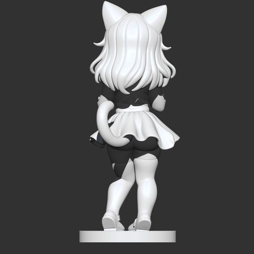 🗿 Catgirl・ STL File for 3D printing・Cults