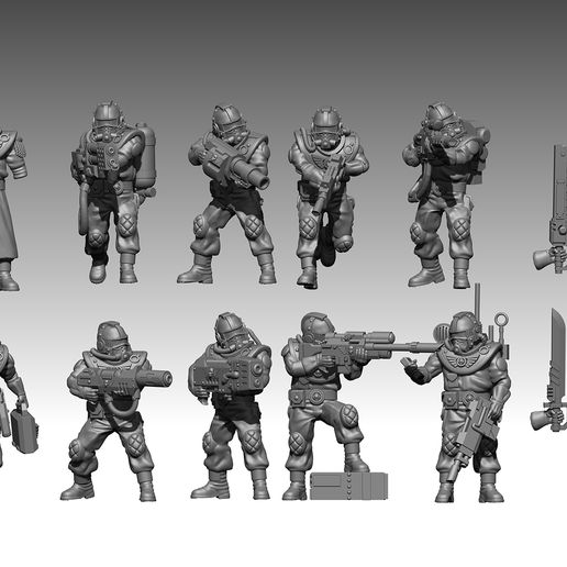 🤖 Robot pilots Death Squad・ 3D File for ・Cults